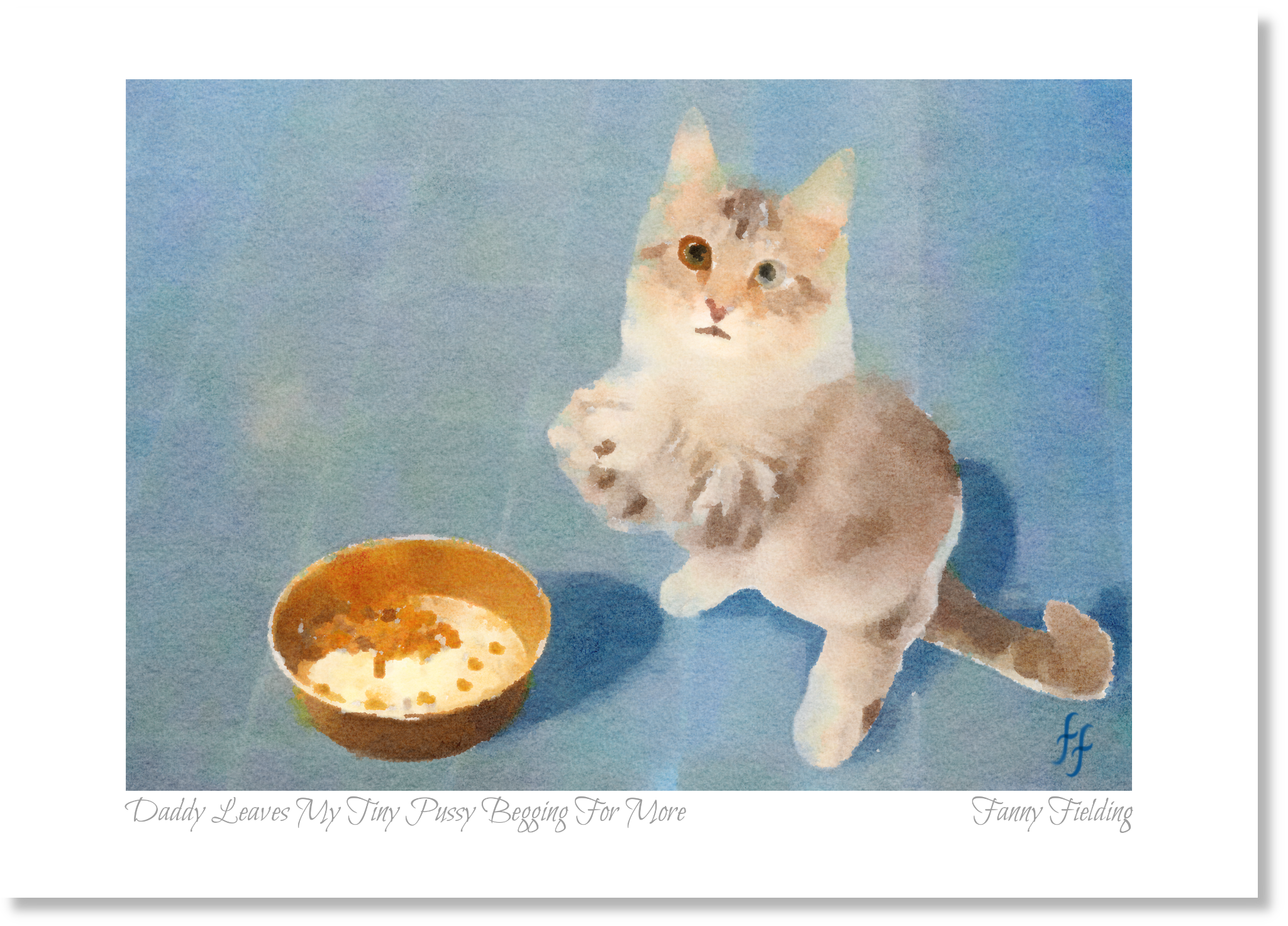 Daddy Leaves My Tiny Pussy Begging For More - Fanny Fielding - Wall Art ...